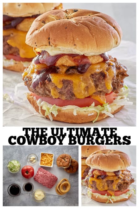 The Ultimate Cowboy Burgers - Picky Palate - Gourmet Burger Recipe