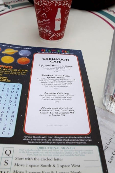 Disneyland's Carnation Cafe