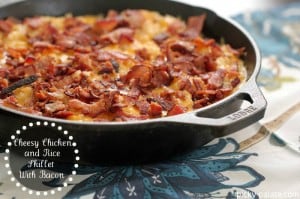 Cheesy Chicken Bacon and Rice Casserole | Easy Casserole Recipe