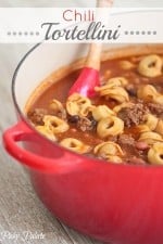 Chili Tortellini | The Best Beef Chili Recipe with Noodles