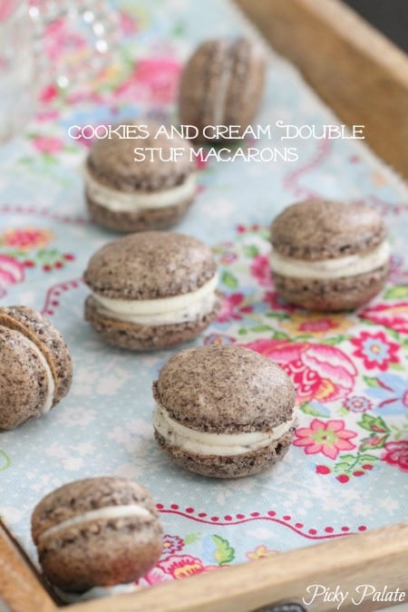 Cookies and Cream Homemade French Macarons