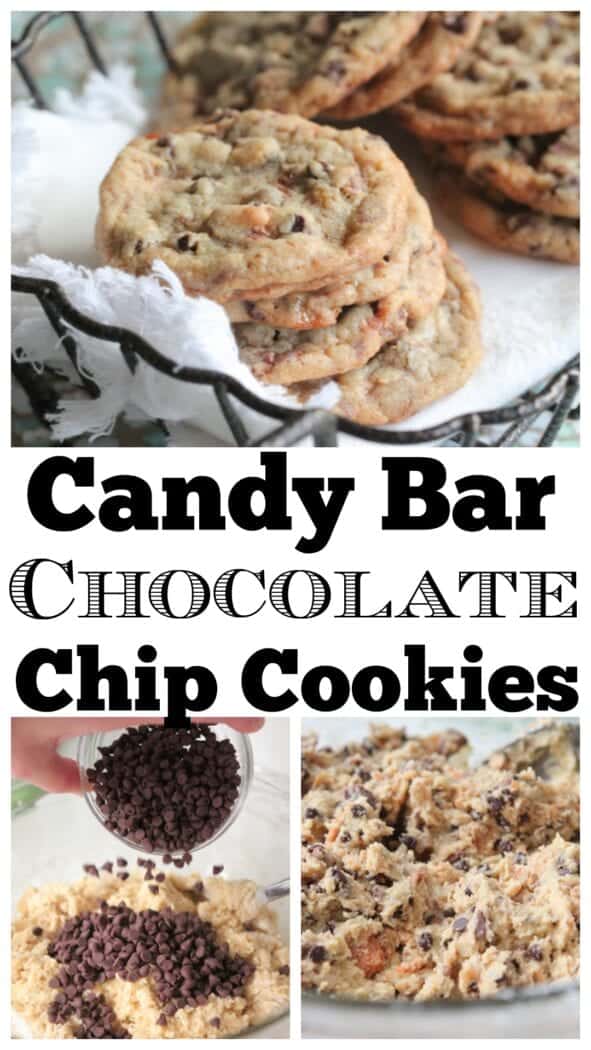 Candy Bar Cookies - PERFECT Chocolate Chip Cookies!