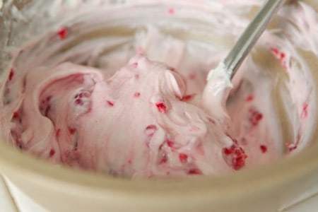 Raspberry and Cream Swirled Pumpkin Muffins - Picky Palate