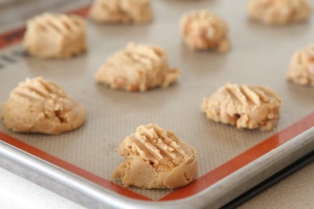 Peanut Butter PayDay Cookies - Picky Palate- Payday Candy Bar