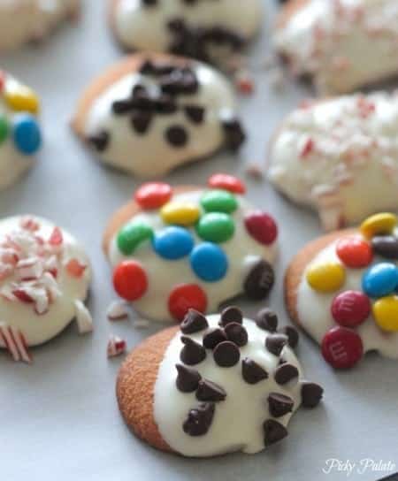 5 Minute Holiday Cookie - Picky Palate - Easy Christmas Recipe!