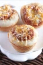 Bean and Cheese Burrito Cups - Picky Palate - Easy Appetizers!