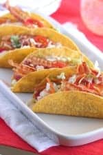 Creamy BLT Ranch Tacos - Picky Palate - TACO RECIPE!!