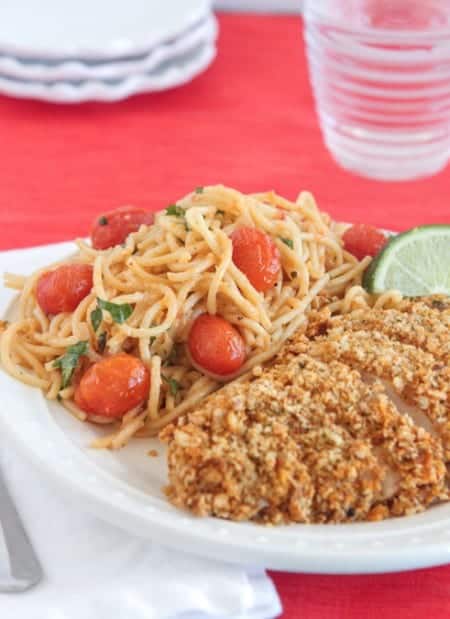 Creamy Cilantro Lime Spaghetti | Easy Homemade Pasta Dish