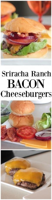 Sriracha Ranch Bacon Cheeseburger | The Best Cheeseburger Recipe