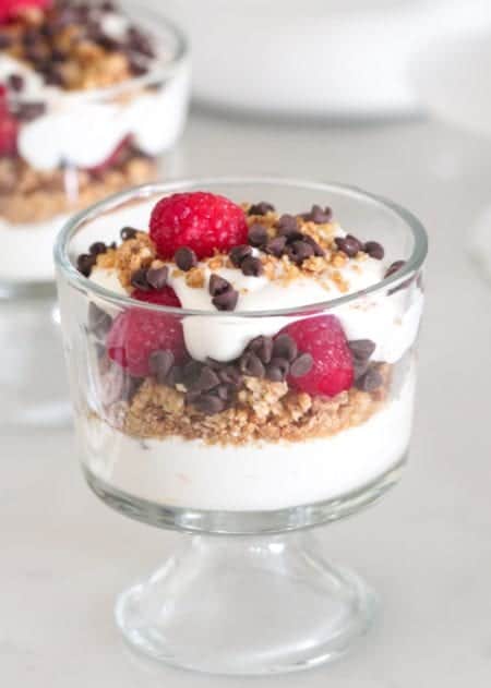 Chocolate Raspberry Yogurt Parfait Recipe | The Picky Palate