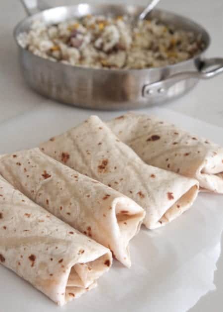 Make Ahead Country Burritos | Easy Meal Prep Burrito Recipe