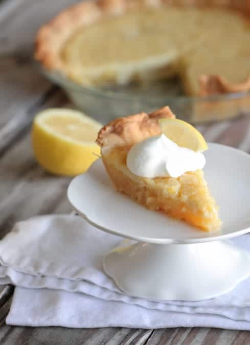 Sweet N' Creamy Lemon Pie - Picky Palate