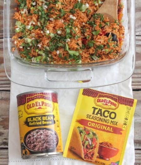 Fiesta 7 Layer Rice Bake | Mexican Rice Casserole Recipe