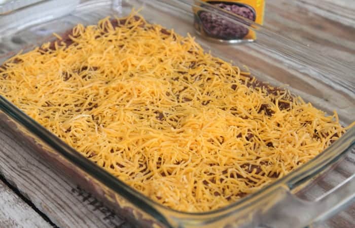 Fiesta 7 Layer Rice Bake | Mexican Rice Casserole Recipe