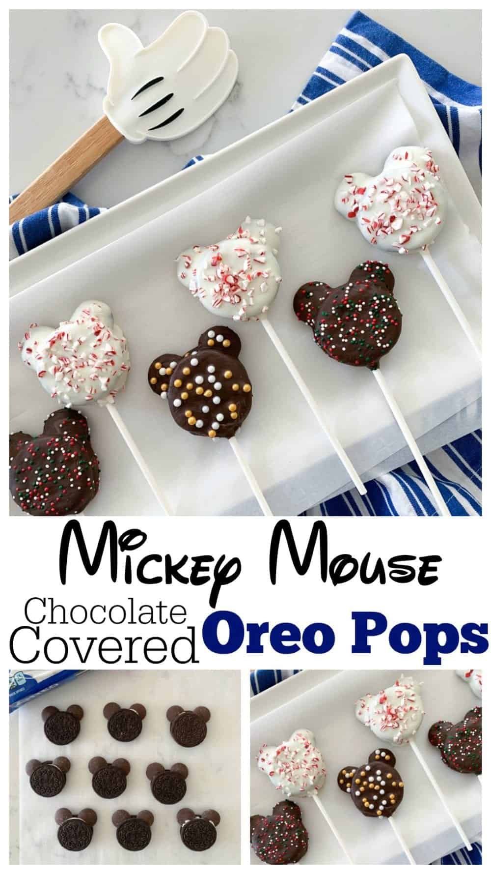 Micky Mouse Chocolate Covered Oreo Pops | Disney Dessert Recipe