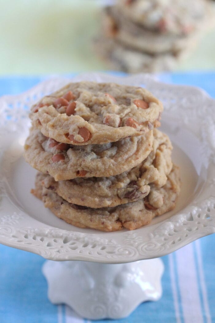 Butterscotch Chocolate Chunk Pudding Cookies - Picky Palate