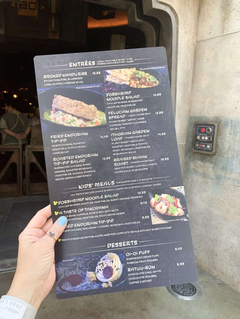What To Eat at Docking Bay 7 Star Wars Galaxy's Edge - Star Wars Land!