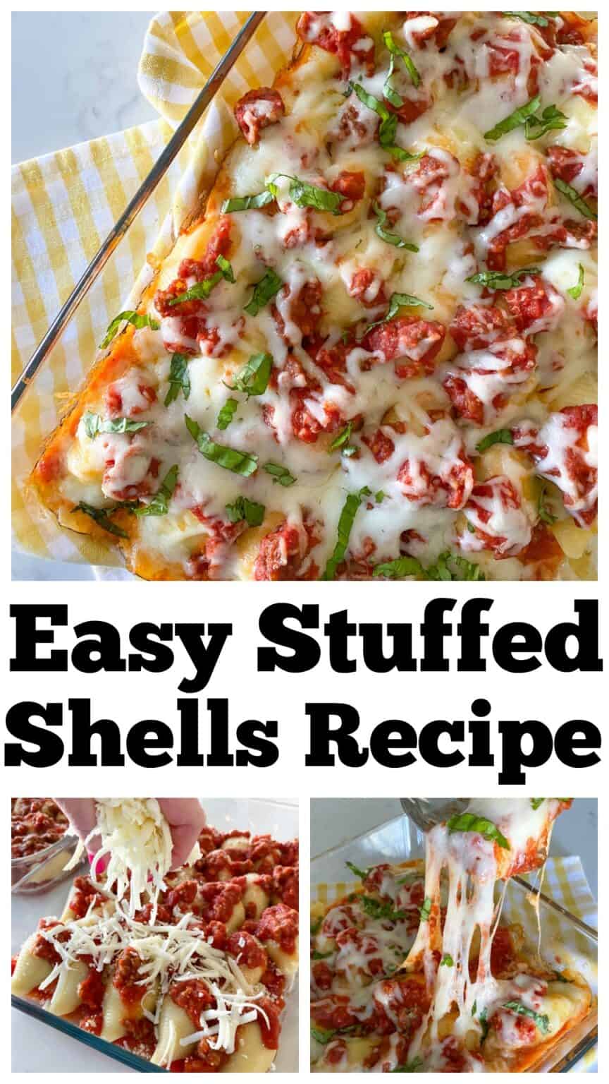 Easy Stuffed Shells with Meat - The BEST Stuffed Shells Recipe!