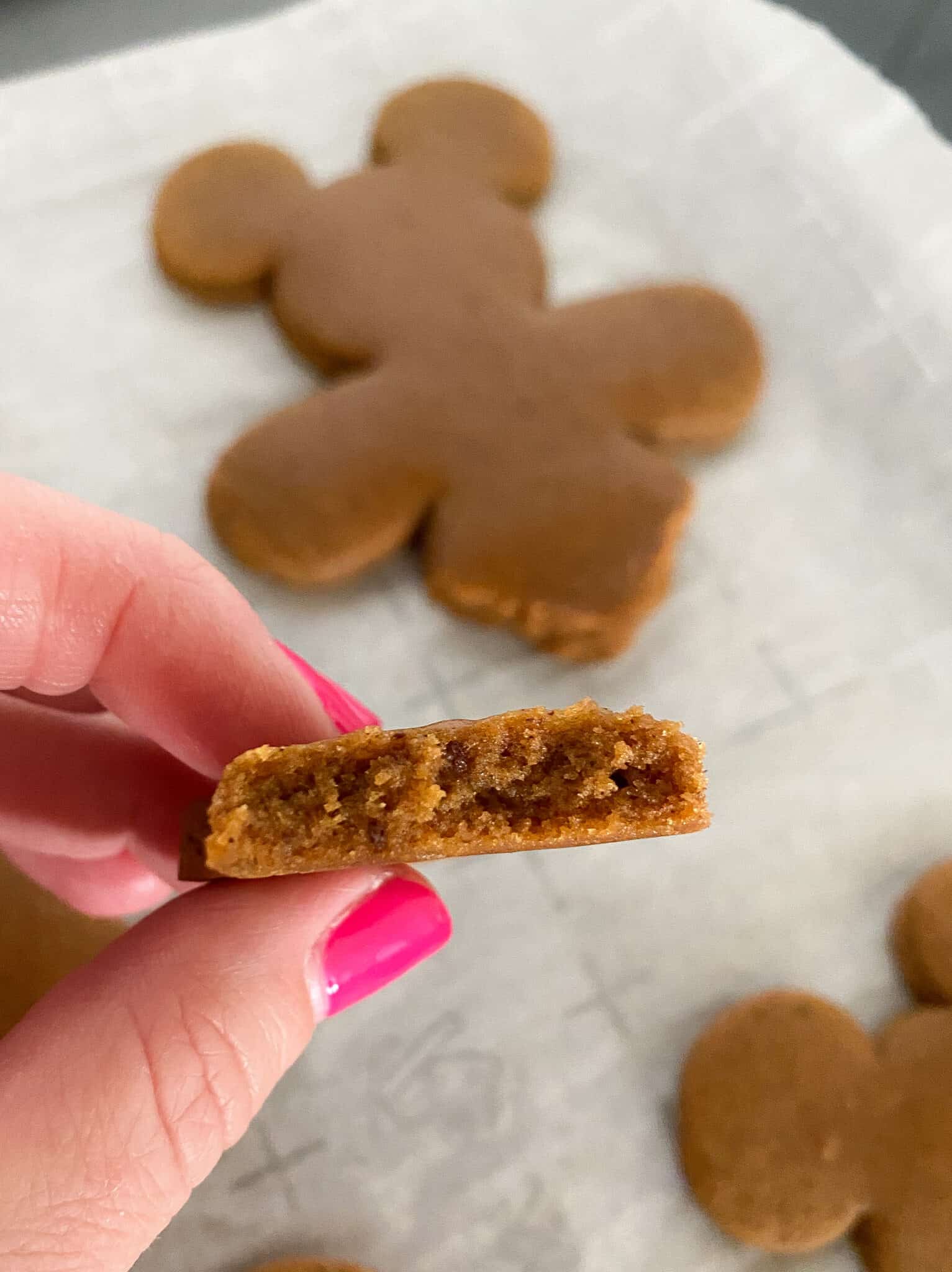 Mickey Mouse Gingerbread Man Cookies - Picky Palate