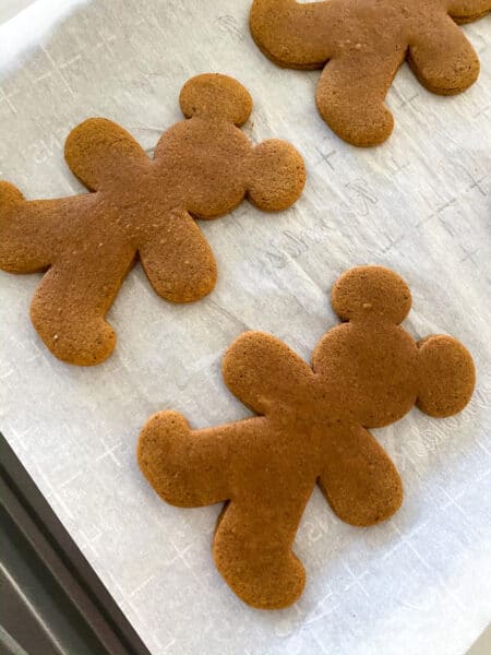 Mickey Mouse Gingerbread Man Cookies - Picky Palate