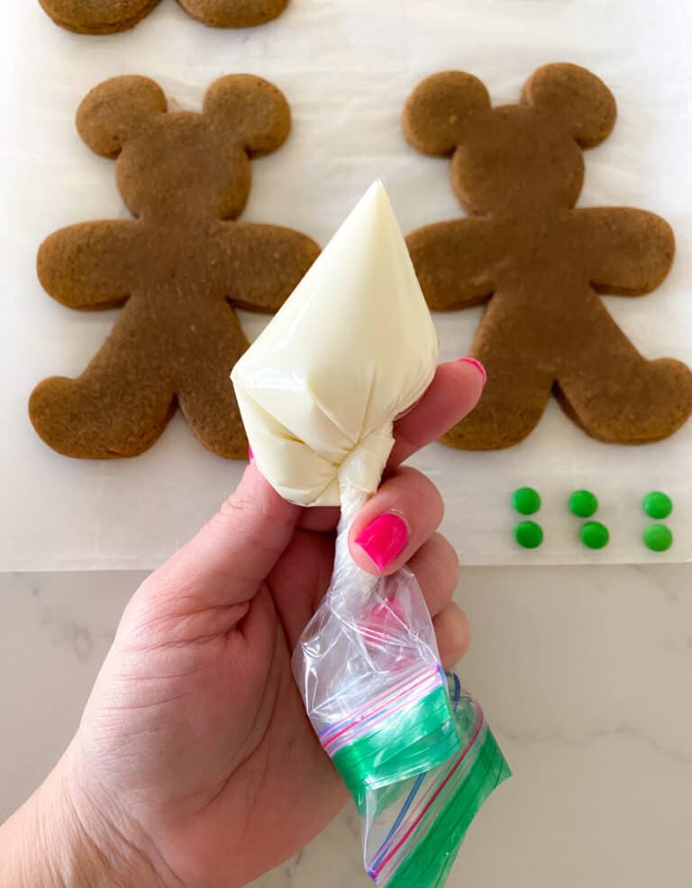 Mickey Mouse Gingerbread Man Cookies - Picky Palate
