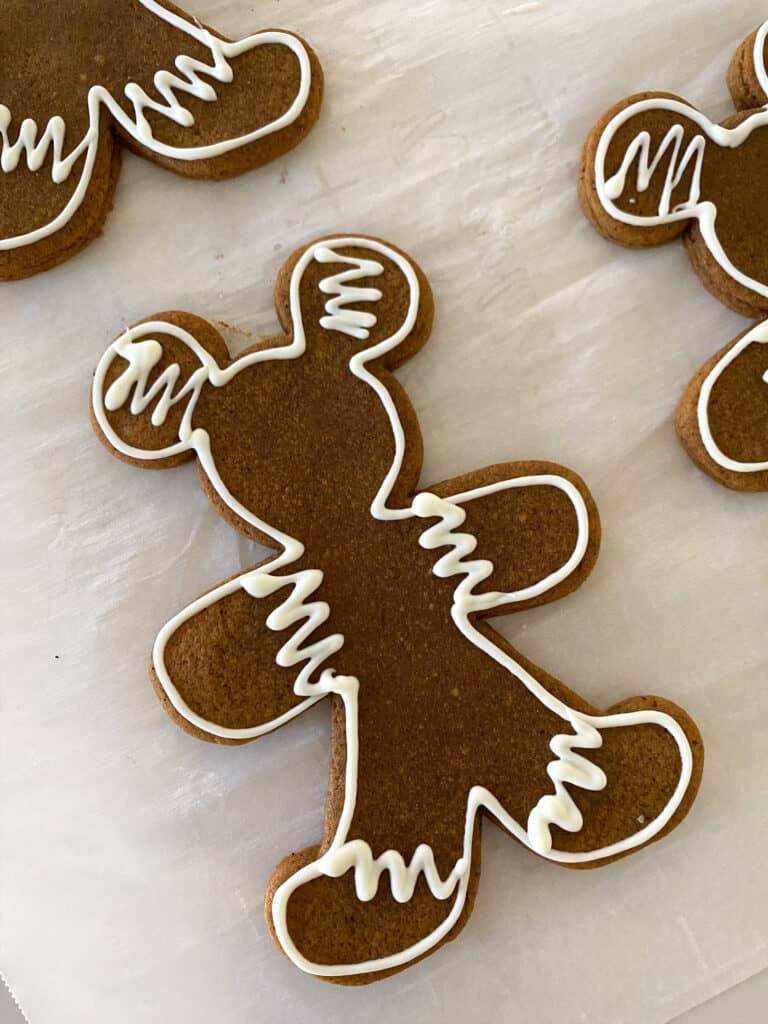 Mickey Mouse Gingerbread Man Cookies - Picky Palate