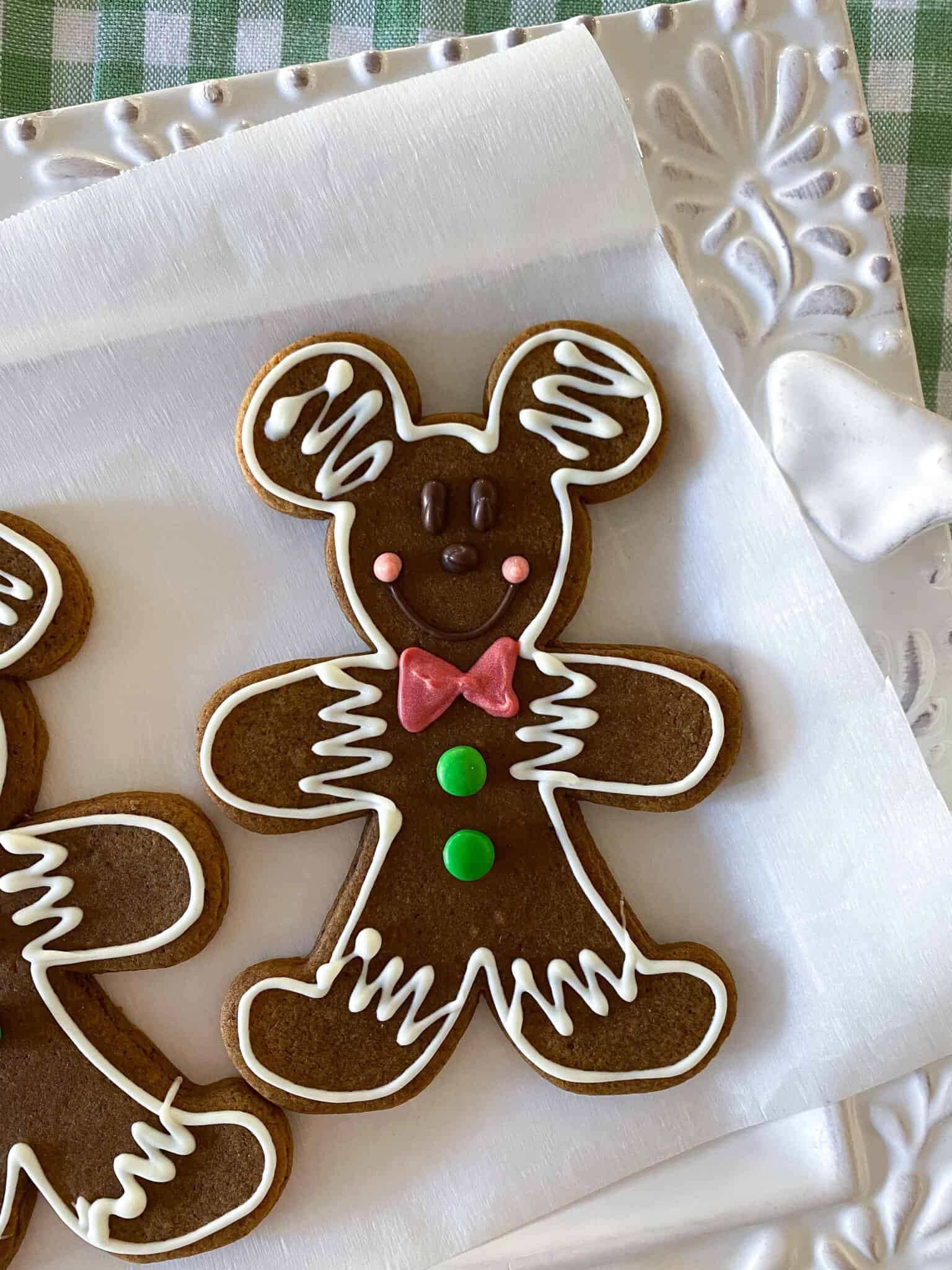 Mickey Mouse Gingerbread Man Cookies - Picky Palate