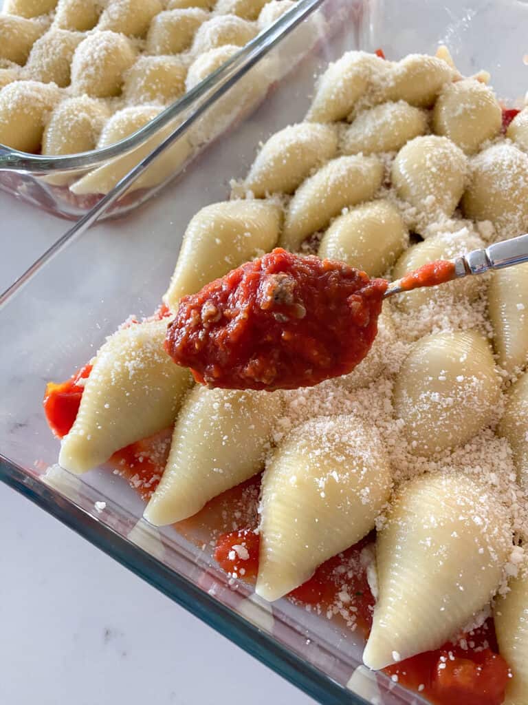 Easy Stuffed Shells with Meat - The BEST Stuffed Shells Recipe!