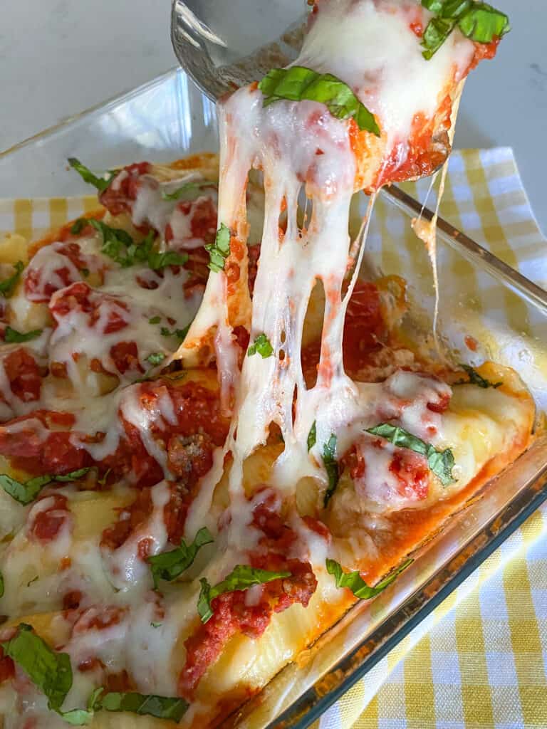 Easy Stuffed Shells with Meat - The BEST Stuffed Shells Recipe!