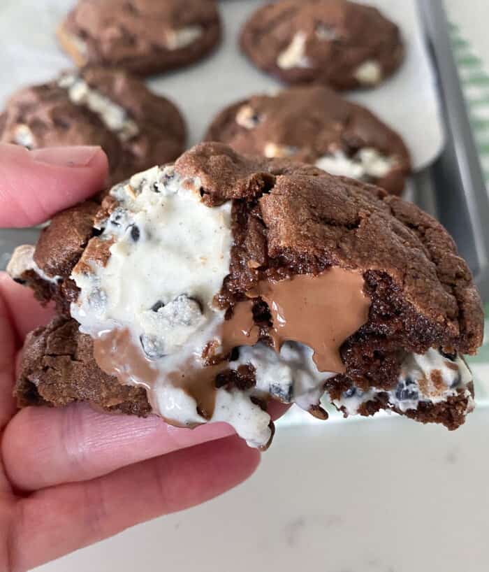 GIANT Cookies and Cream Cookies Recipe | Picky Palate