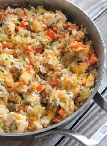 Cheesy Chicken Bacon and Rice Casserole | Easy Casserole Recipe