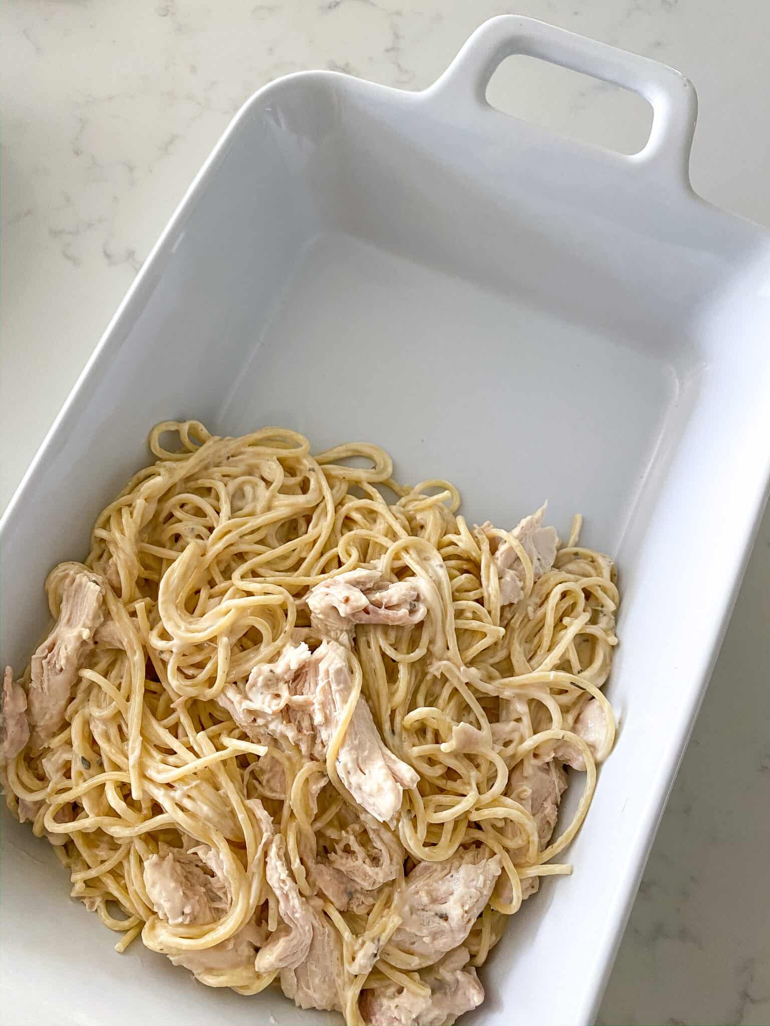 Red and White Baked Spaghetti Recipe - Easy Pasta Dinner Idea!