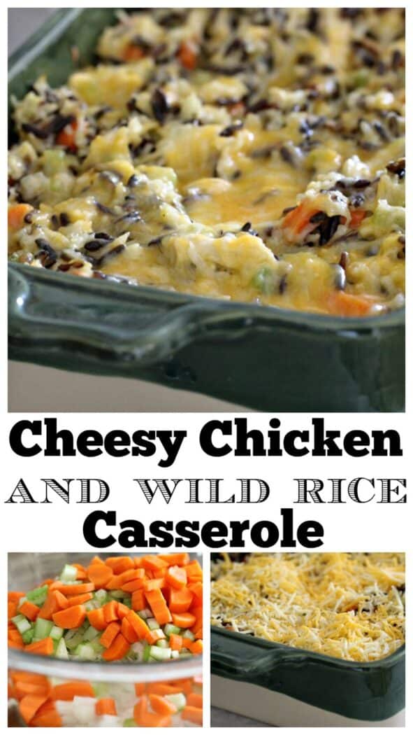 Cheesy Chicken and Wild Rice Casserole - Picky Palate