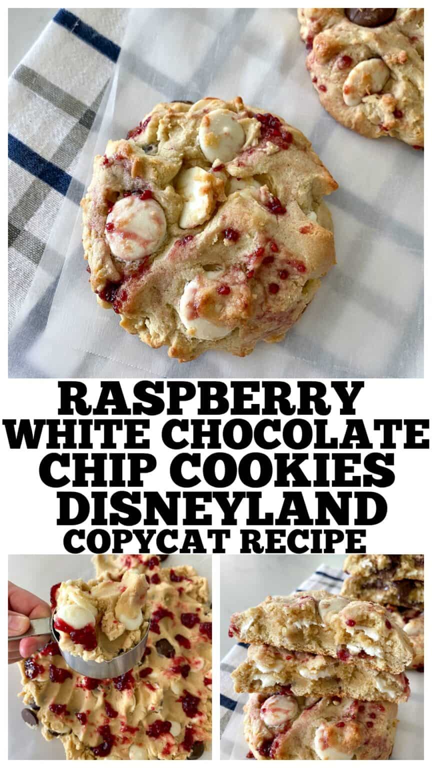 Raspberry White Chocolate Chip Cookies - Picky Palate