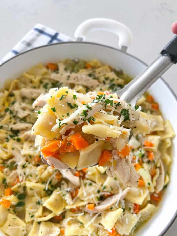 Italian Chicken Ravioli Soup | Picky Palate | Bloglovin’