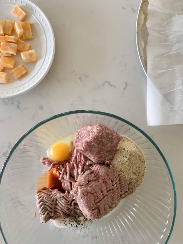 Cheddar Stuffed Homemade Meatballs - Picky Palate