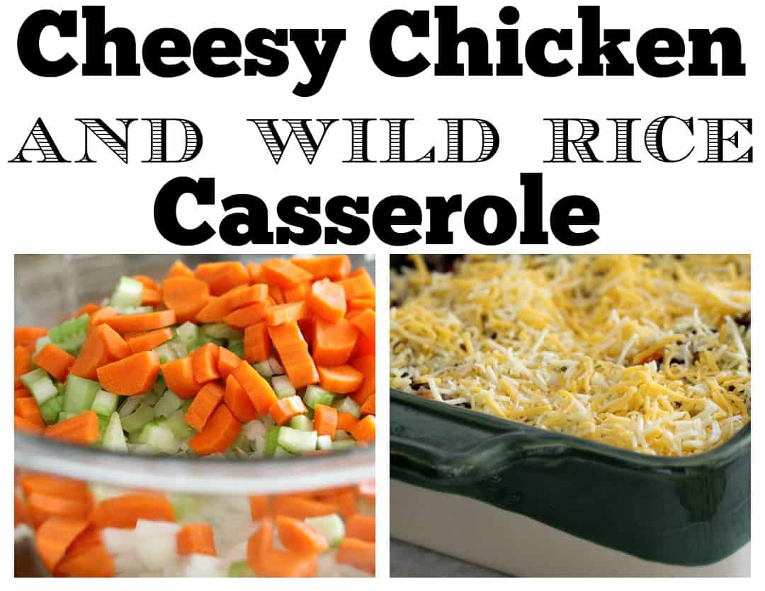 Cheesy Chicken and Wild Rice Casserole - Picky Palate
