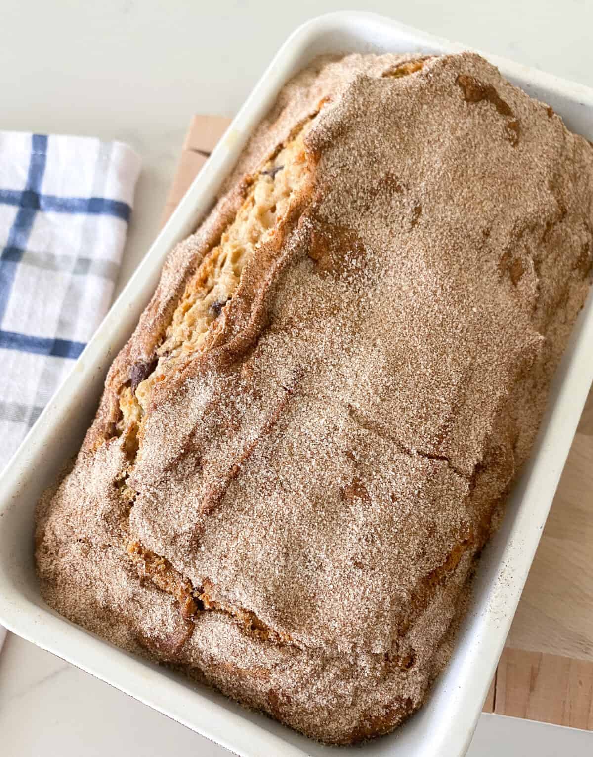 Churro Chocolate Chip Banana Bread | Moist Banana Bread