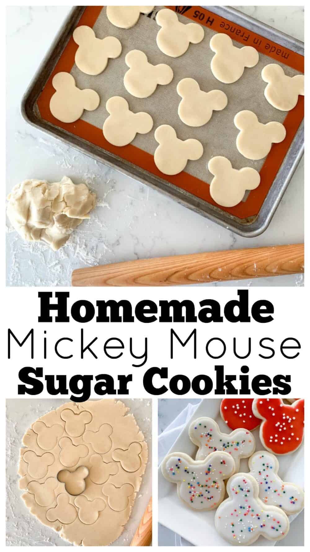 Mickey Mouse Sugar Cookie Recipe | Homemade Disney Dessert