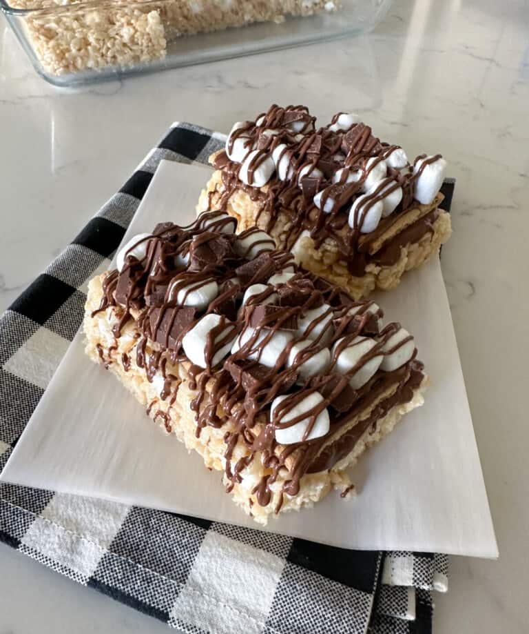 S'mores Rice Krispie Treats Recipe - Picky Palate