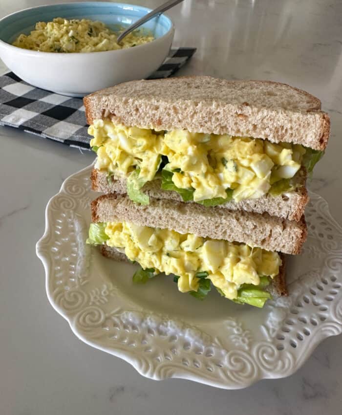 The BEST Egg Salad Recipe - Makes BEST Egg Salad Sandwich!
