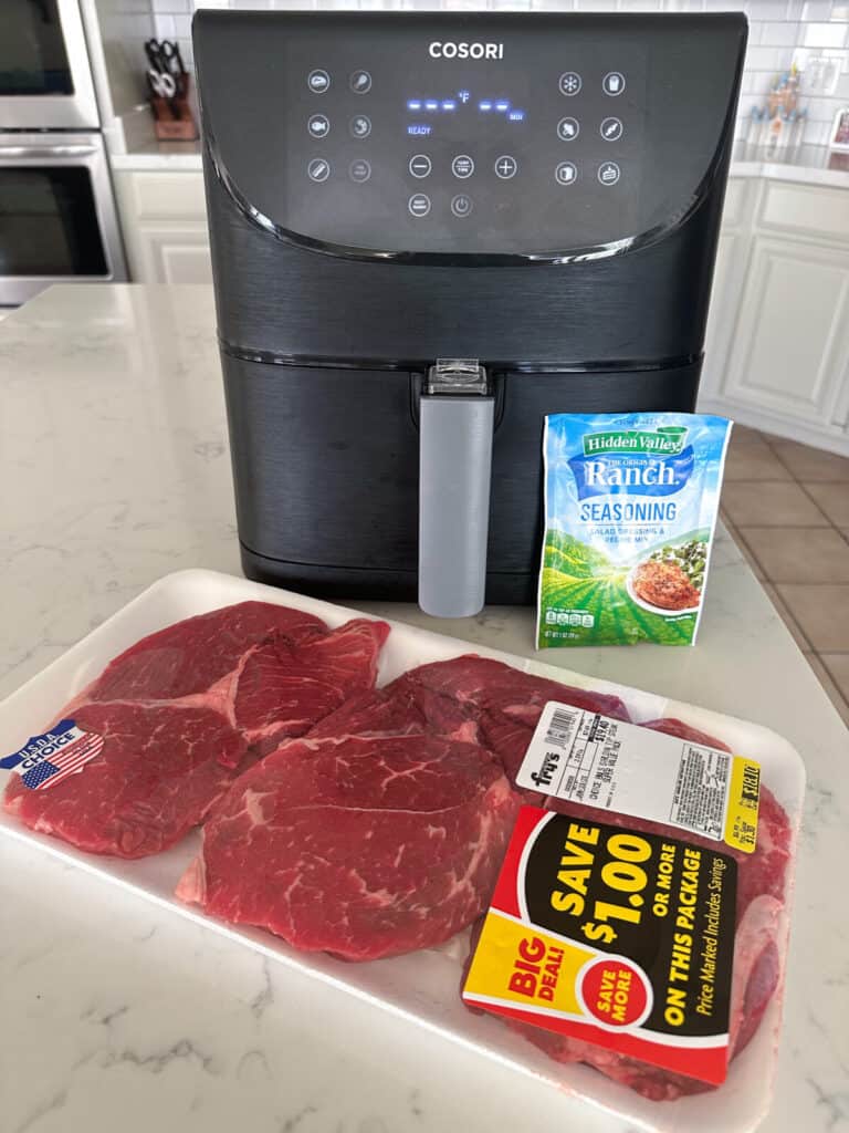 2 Ingredient Air Fryer Steak Bites - Picky Palate