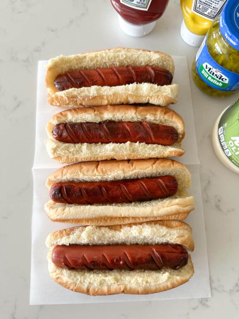 The Best Air Fryer Hot Dogs - The Best Juicy Hot Dog at Home!