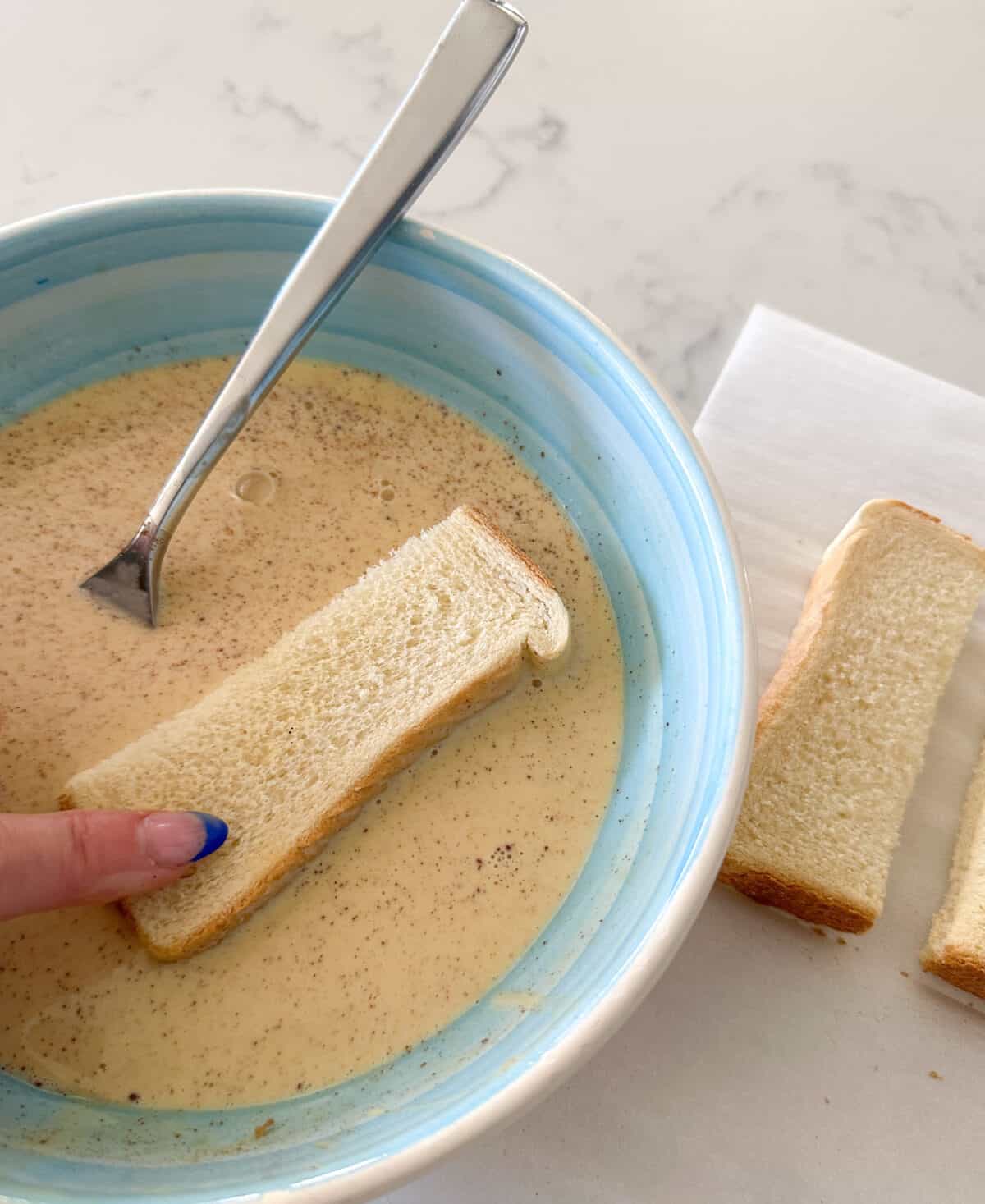 Churro Air Fryer French Toast Sticks - Picky Palate