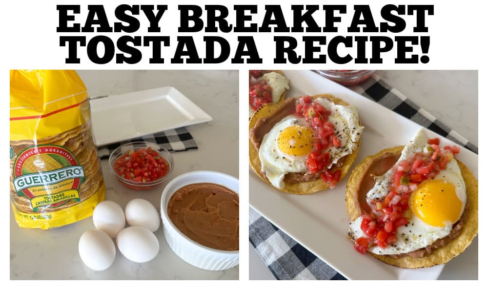 Easy Breakfast Tostada Recipe - Picky Palate